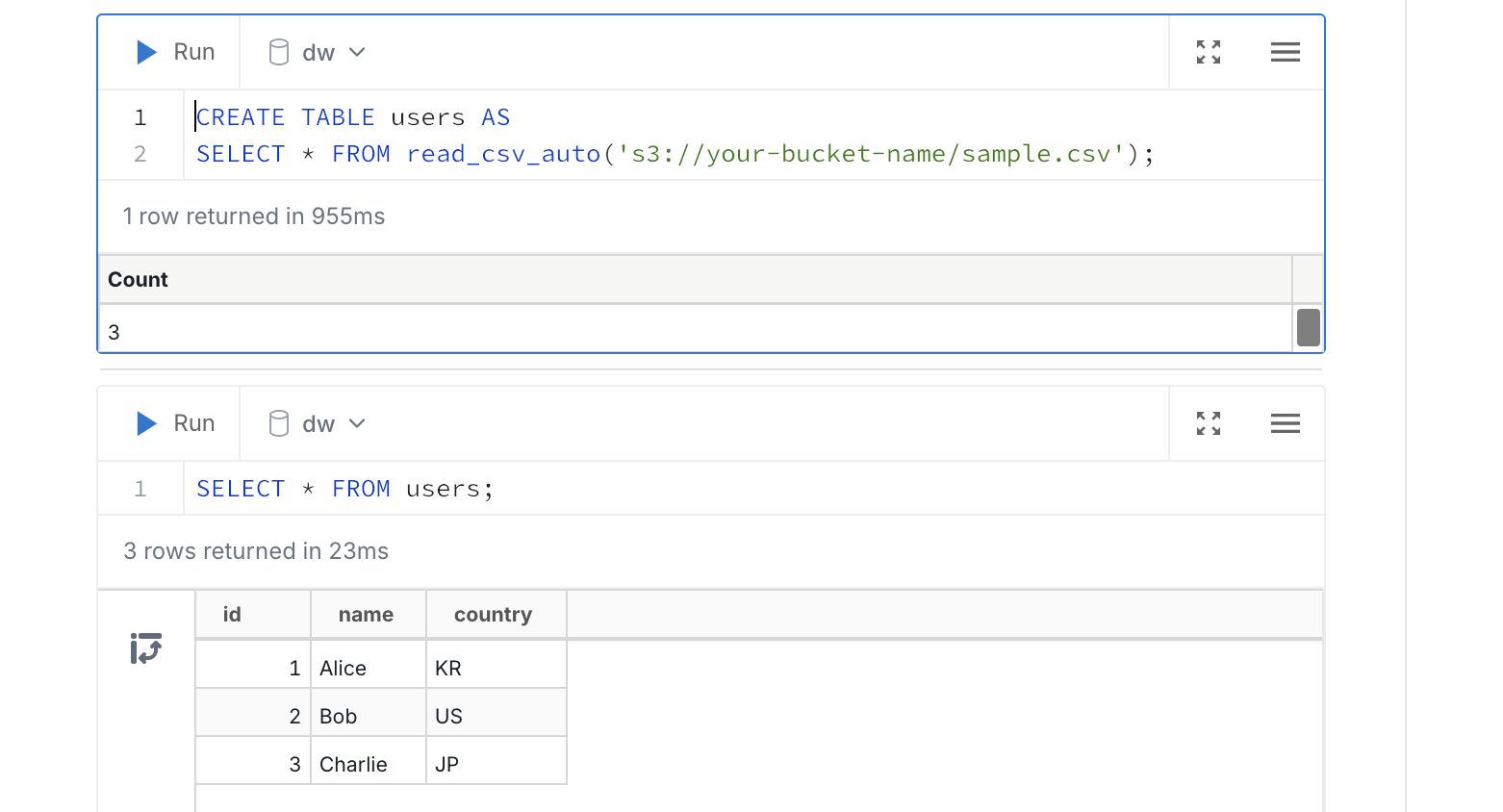 Build Your Own Data Warehouse with DuckDB + S3 - DEV AnythinG